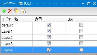 レイヤーの操作